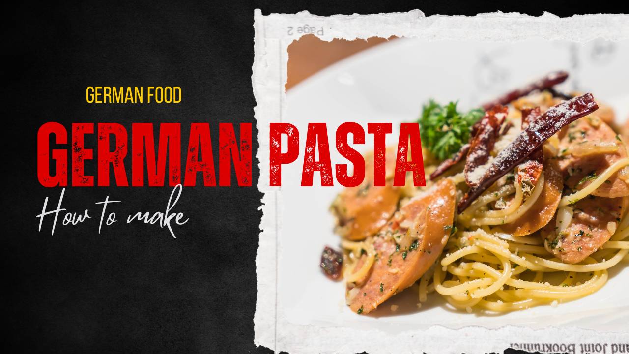 How To Make Incredibly Delicious German Pasta🍝 - Germany Footsteps
