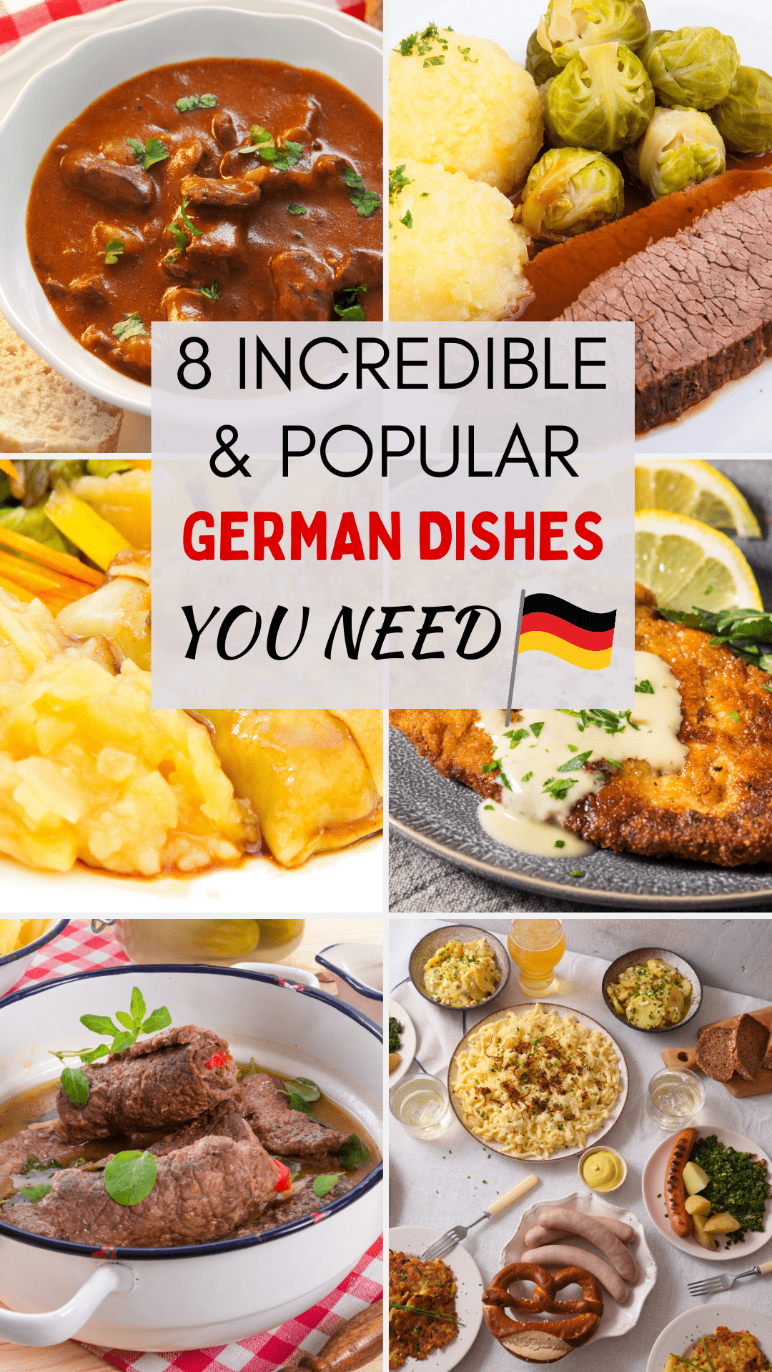 8 Popular German Dishes You Have To Try RIGHT NOW!😍 - Germany Footsteps
