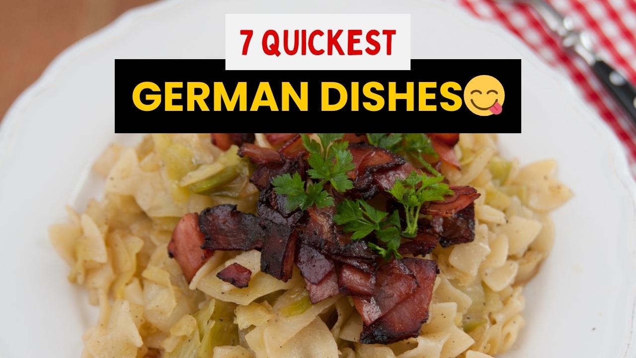 7 Incredible And QUICKEST German Dishes To Make At Home😋 - Germany ...