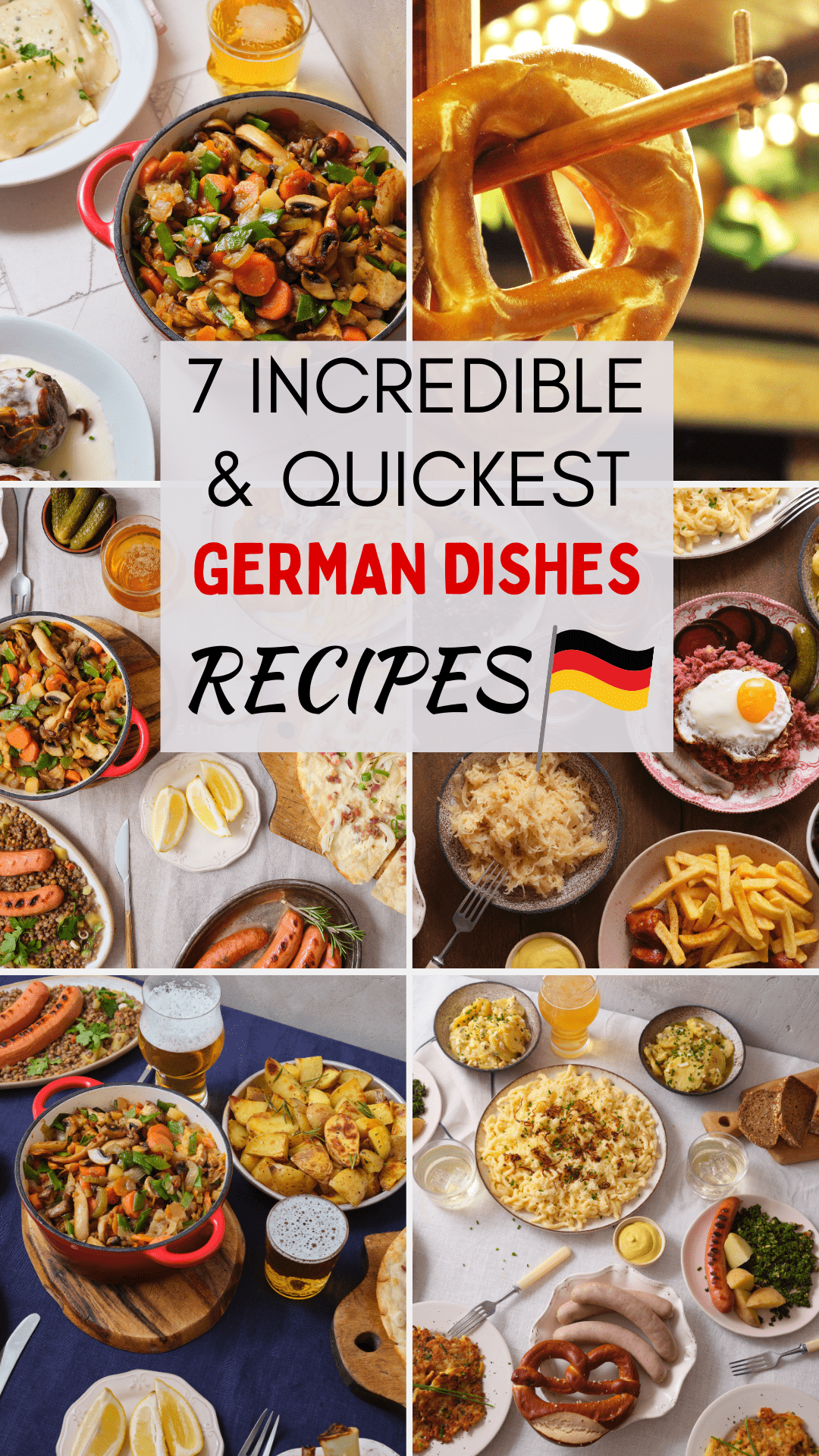 7 Incredible And QUICKEST German Dishes To Make At Home😋 - Germany ...