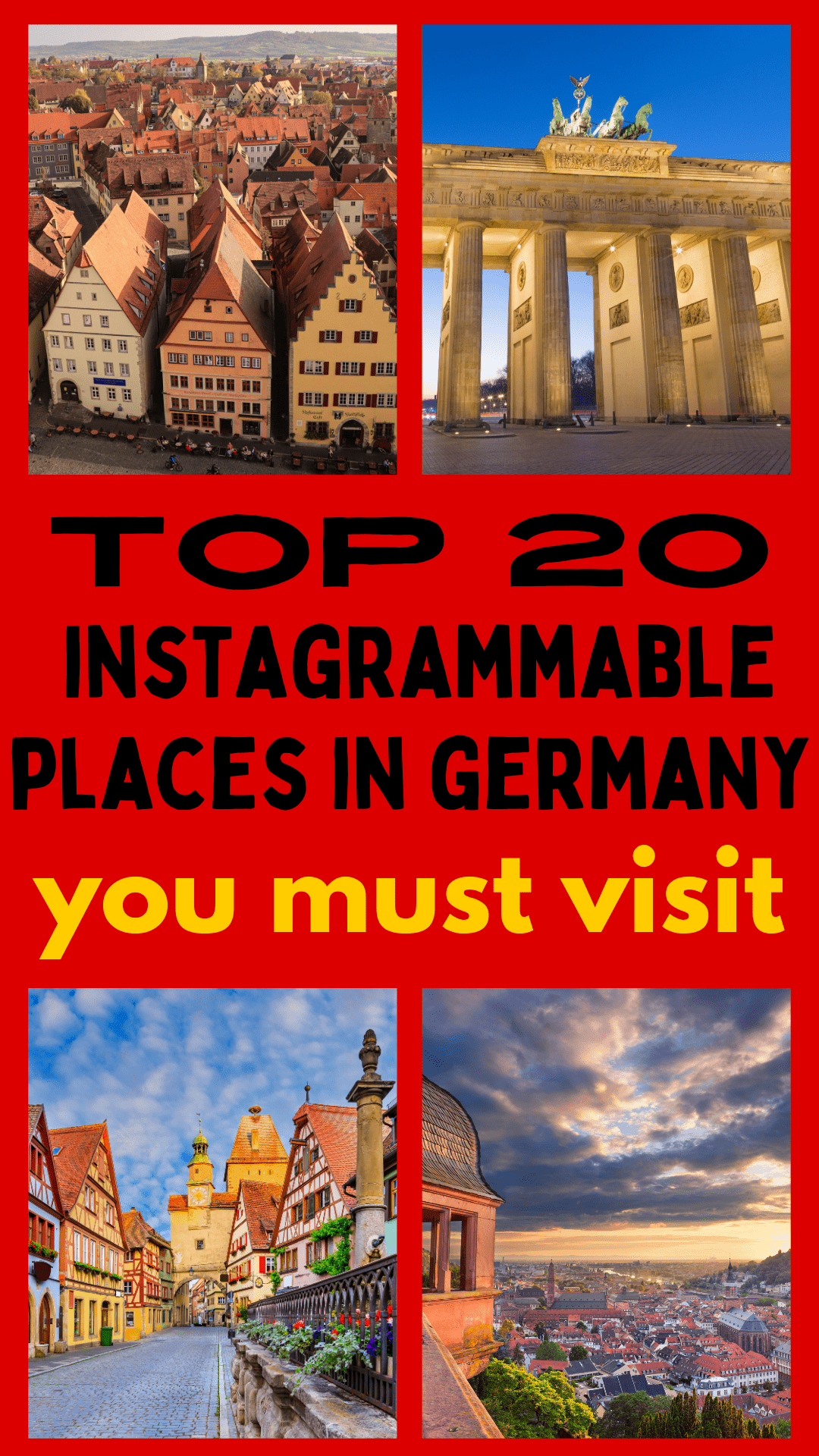 Top 20 Most Instagrammable Places In Germany That You Have To Visit At ...